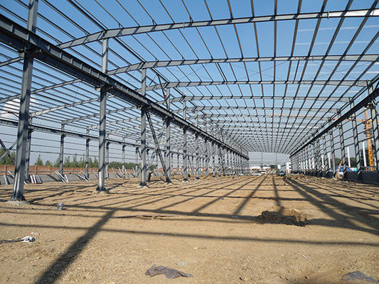 Painted Surface Treatment Custom Steel Sheds Galvanized Pre Engineered