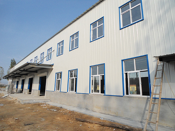 Customized Painted Steel Structure Warehouse Hot Galvanized