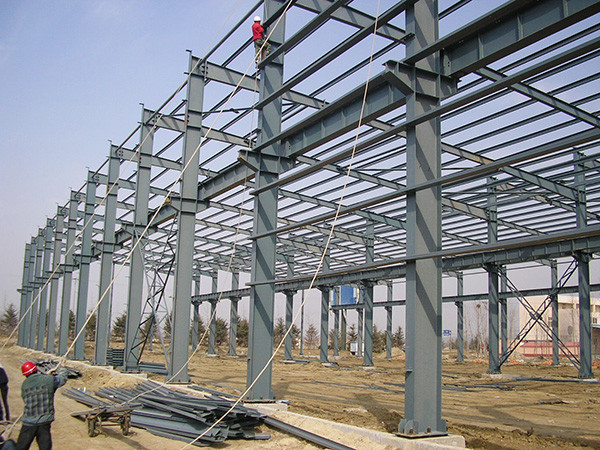Customized Pre Engineered Building H Columns & Beams Main Structure
