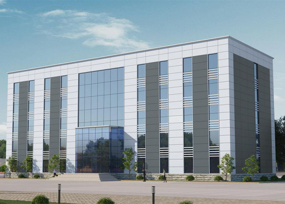 Q355B Welded Commercial Building Prefabricated Office Construction