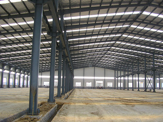 Layout Steel Structure Warehouse Flexible Design Portal Frame Warehouse