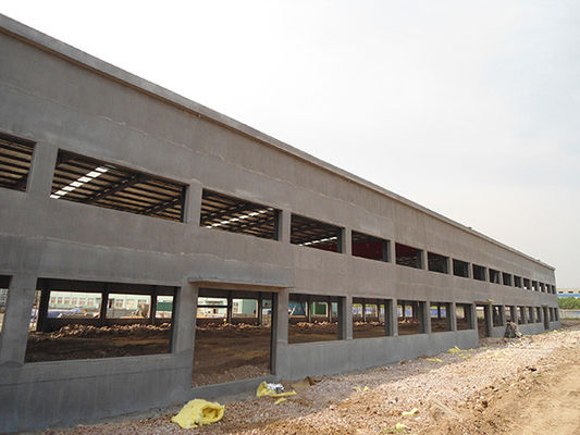 Durable Steel Frame Prefab Industrial Buildings Column Beam