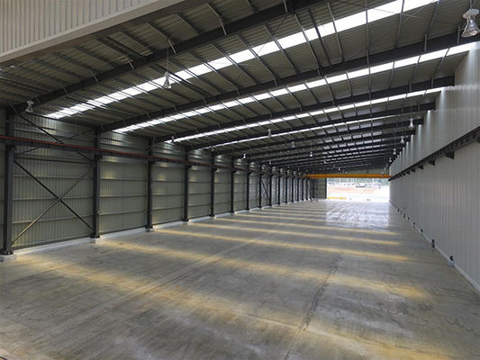 Light Weight Steel Construction Warehouse Easy Transport Fast Construction