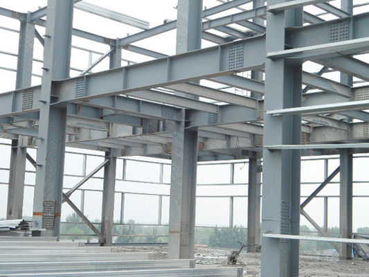 Painting Steel Structure Warehouse Prefab Warehouse Building ISO9001