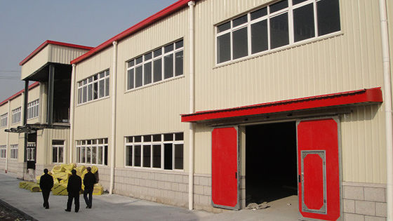 Customized Prefab Commercial Building Portal Frame With Steel H Section