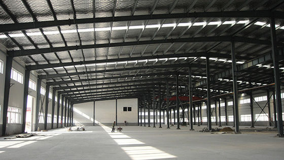 Customized Prefab Commercial Building Portal Frame With Steel H Section