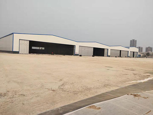 Steel Structure Prefabricated Hangars Customized Color Prefab Aircraft ...