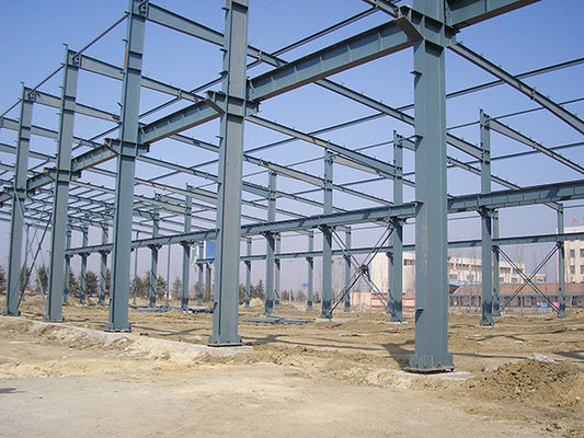 Customized Pre Engineered Building H Columns & Beams Main Structure