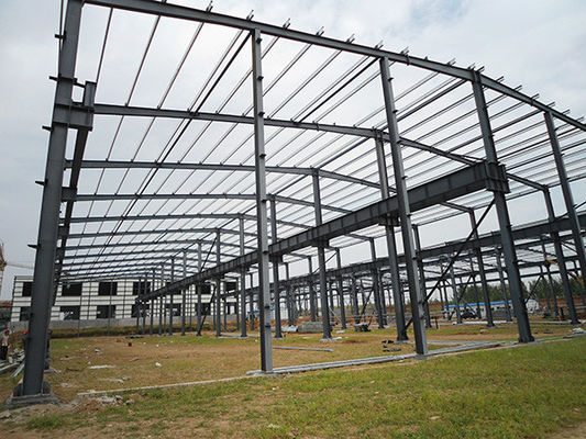 AutoCAD Heavy Steel Structure Vertical Columns And Horizontal Beams