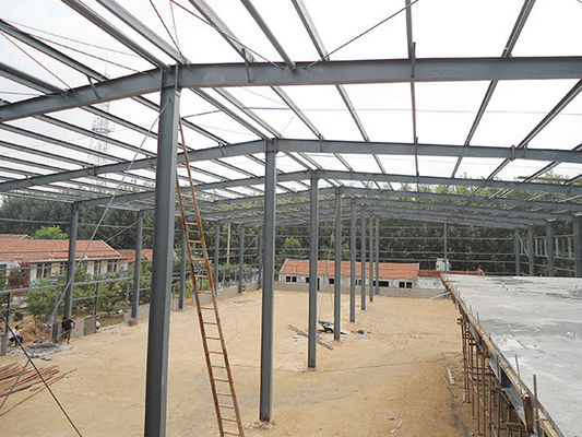 Hot Rolled Steel Frame Buildings Welded Prefabricated Steel Structure