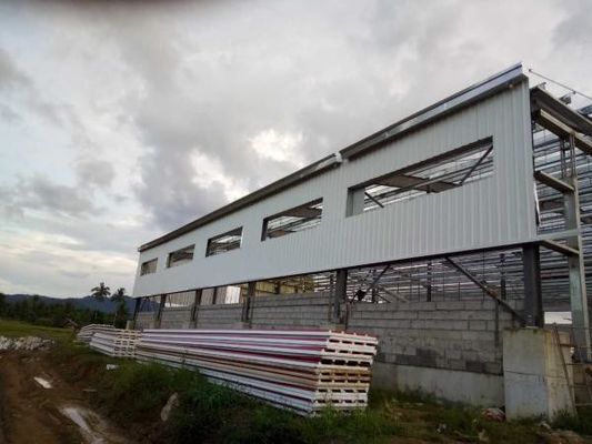 Quick Installed Large Span Warehouse Workshop Steel Structure ...