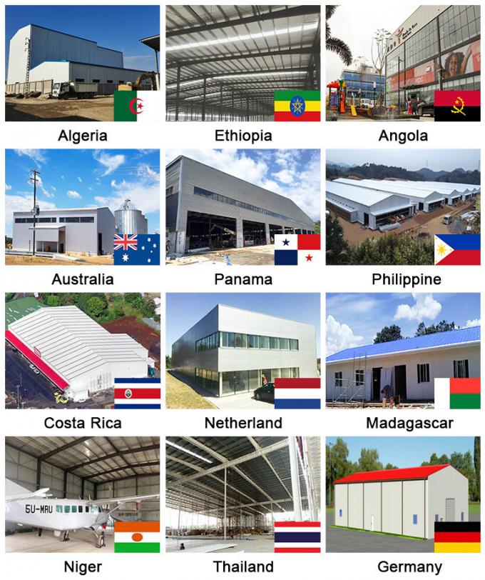 Easy Assemble Prefab Modular Buildings H section steel beam and columns