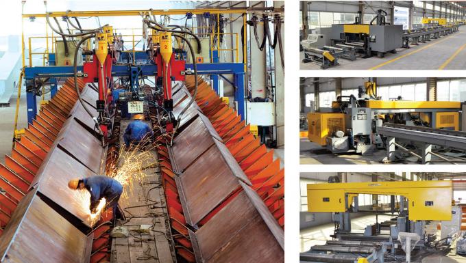 Q355B Carbon Steel Structure Factory H Shaped Steel Columns And Beams