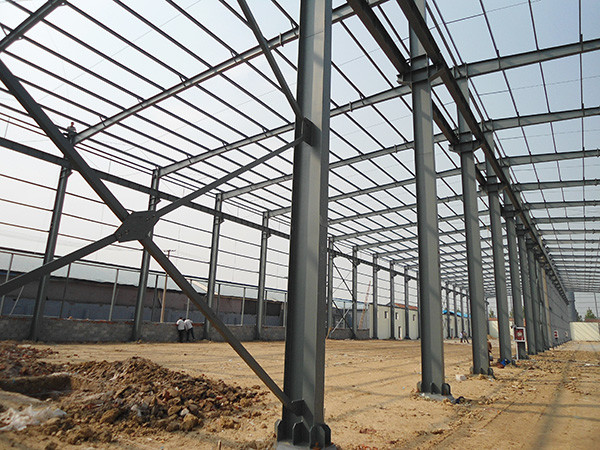 Pre Engineered Industrial Building ISO9001 Prefab Modular Construction