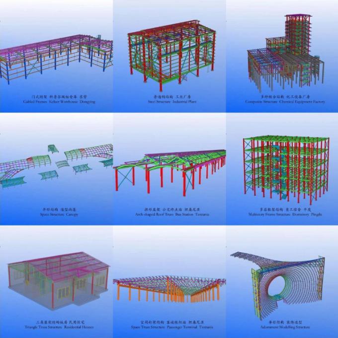 XGZ Pre Engineered Building Primary Framing Elements 3D Model Design